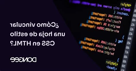 Cómo utilizar CSS con HTML