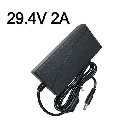 1pc 100v 240v 294 V 2a 18650 리튬 배터리 충전기 24 V 전압 전원 어댑터 Dc 5521mm 전원 공급 장치 294 V 2 A 무료 배송