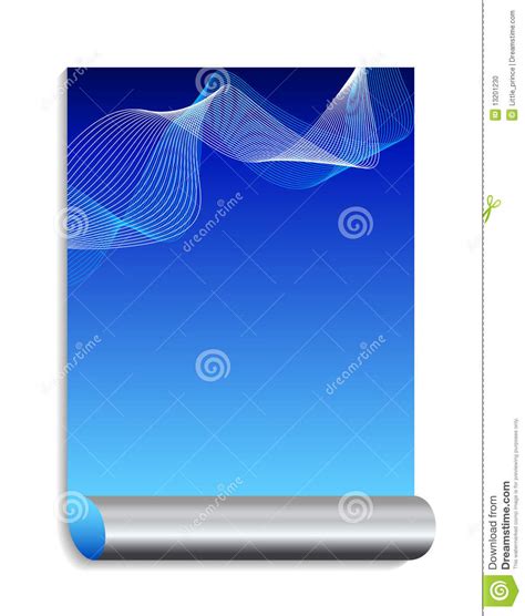 Blue And Silver Abstract Background Stock Vector Illustration Of