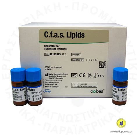 Calibrator F A S Lipids 3x1ml Roche Τολιόπουλος Διαγνωστικά