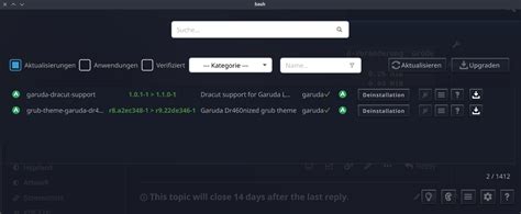 Bauh Does Not Work Any More After Last Update Unsupported Software Aur And Other Garuda