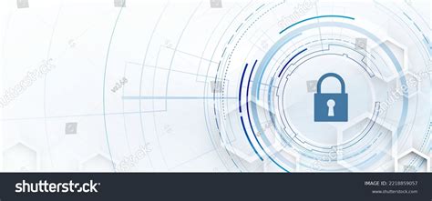 Cyber Security Information Network Protection Future Stock Vector Royalty Free 2218859057