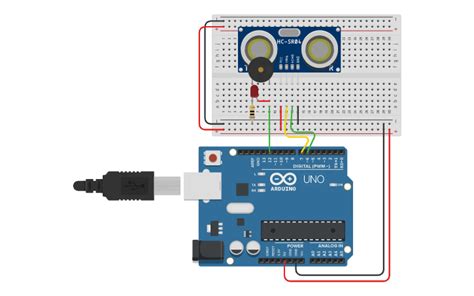 Circuit Design Water Level Indicator Tinkercad