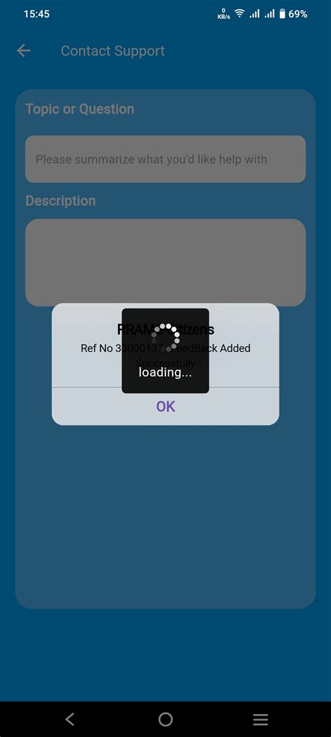 Bug 848 Screen Rotating Issue While Submitting Feedback To Contact Support Rrams Citizens