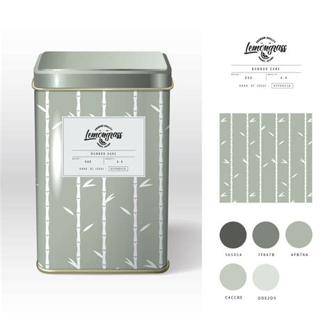 Lemongrass Tea Collection Packaging On Behance