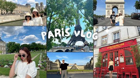 Travel Vlog5 🇫🇷 파리여행 몽마르뜨 튈르리정원 에펠탑 센강 룩셈부르크정원 에밀리 아파트 루브르 노트르담 성당 Youtube