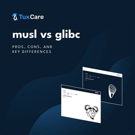Tuxcare Musl Vs Glibc ⚔️ Glibc Is The Default C Library For Most Linux Distributions Offering