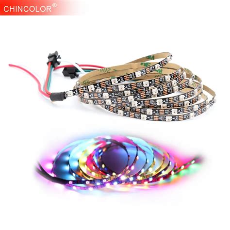2m Ws2812b Led Strip 3535 Smd 60led M Dc5v Dearm Color 4mm Width Pixel