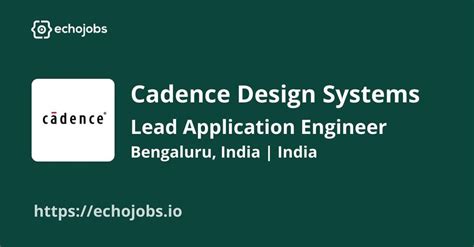 Cadence Design Systems Is Hiring Lead Application Engineer Gcs Ic