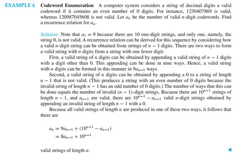 Solved Example 4 Codeword Enumeration A Computer System