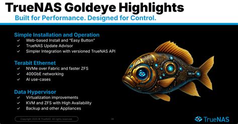 Truenas 2510 Goldeye” Highlights