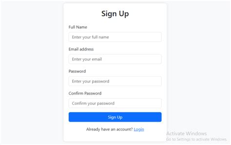 Sign Up Page Design Source Code Using HTML CSS And Bootstrap Netcreator