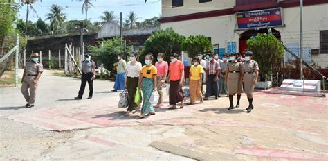 တိုင်းဒေသကြီး ပြည်နယ် အသီးသီးရှိ အကျဉ်းထောင် အချုပ်ထောင် အသီးသီးမှ အကျဉ