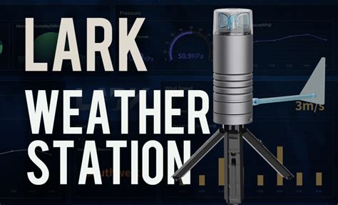Lark Weather Station Mini Compact All In One Multi Function Digital Weather Monitor For