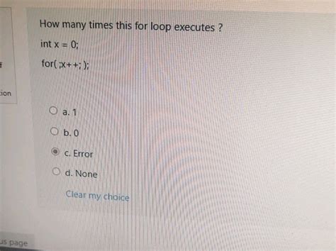 How Many Times This For Loop Executes L Int X StudyX