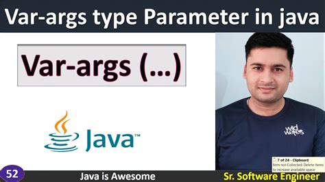 Var Args Type Parameter In Java With Example Youtube