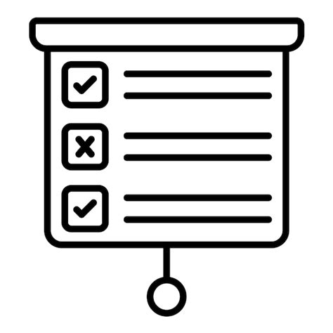 Premium Vector Task Analysis Line Illustration