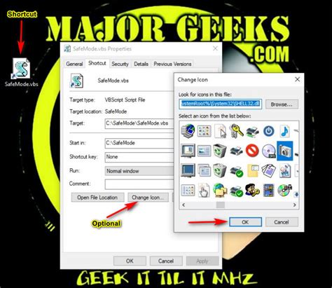 How To Create Safe Mode Desktop Shortcuts MajorGeeks