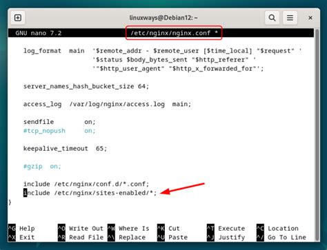 how to install nginx in debian 12 linuxways