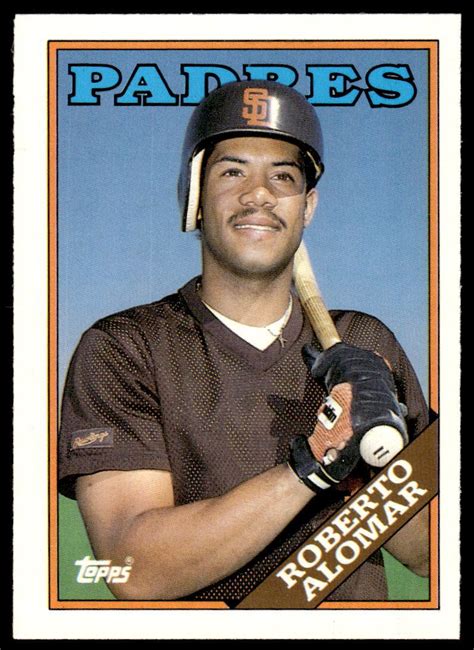 1988 Topps Traded Roberto Alomar Rc 4t San Diego Padres Centro De