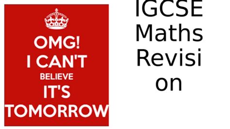Igcse Maths Revision For June 2018 Exams Edexcel Teaching Resources