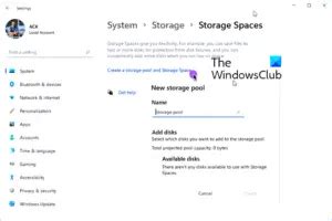 How To Manage Storage Spaces From Windows Settings