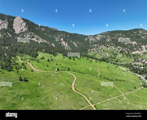 The Flatirons Rock Formations At Chautauqua Park Near Boulder