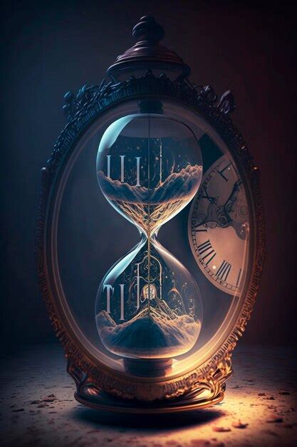 Premium Ai Image Illustration Hourglass Symbol Of Time And Infinity