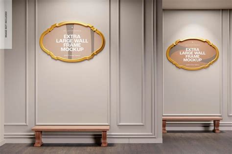 Premium Psd Extra Large Wall Frames Mockup