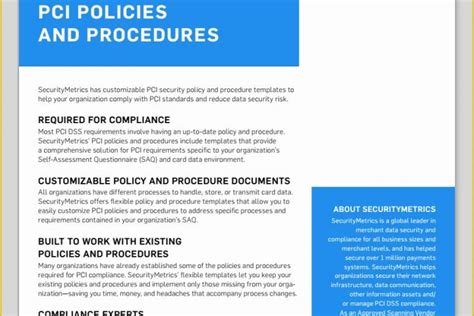 57 Pci Security Policy Template Free Heritagechristiancollege