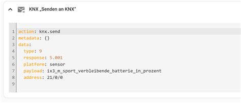 How Can Send The Battery Status To Knx Configuration Home Assistant