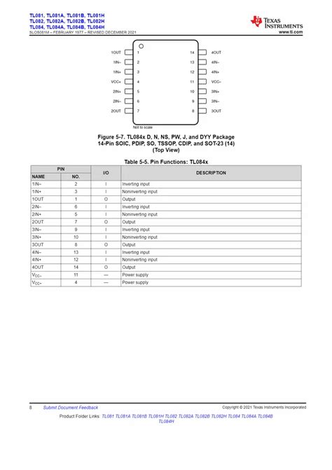 Tl084idr Operational Amplifiers Op Amps Quad Jfet Neg Input At ₹ 10