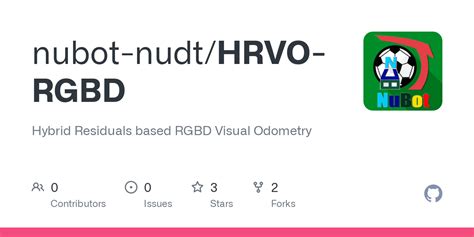 Github Nubot Nudt Hrvo Rgbd Hybrid Residuals Based Rgbd Visual Odometry