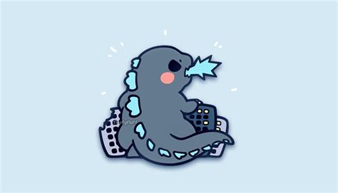 Godzilla Drawing Cute