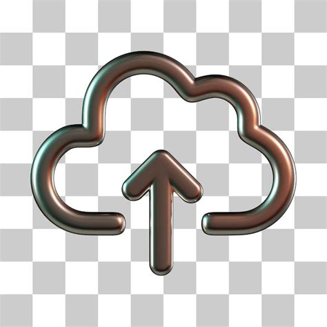 Premium Psd Upload From Cloud 3d Icon