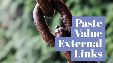 Paste Values For External Links Excel Tips Mrexcel Publishing