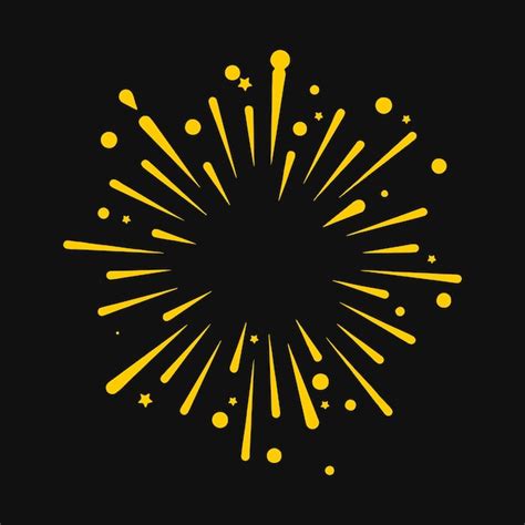 Premium Vector Fireworks Vector Illustration