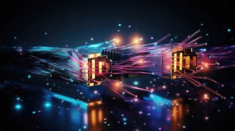 Premium Photo Technological Background Illustrating The Process Of