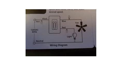 I Am Installing A Control Fan Light Switch Light Is A Dimmer And Fan Has 3 Settings I Am