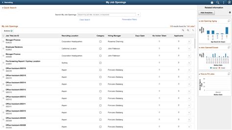 Using The Peoplesoft Fluid User Interface To View My Job Openings