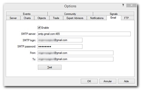 How Do I Send Email Alerts From Mt4 To My Email Trading Tools Mql4 And Metatrader 4 Mql4
