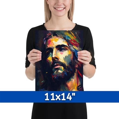 Christian Art Print Jesus Art Christian Wall Art Modern Christian Art