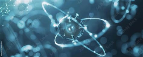 Protons And Neutrons In Atomic Nucleus Core Composition Top View Atomic Structure Advanced