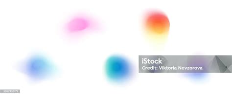 부드러운 색상 전환이 있는 부드러운 파란색 그라디언트 배경 흐릿한 원형 메쉬 요소 파스텔 3d 흐름 효과 흰색 배경에 고립 된 평면 벡터 그림입니다 그라데이션에 대한 스톡