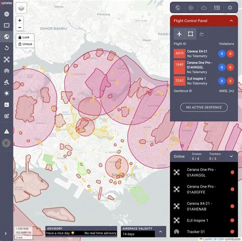 MyDroneFleets Airspace Visualizer Retail Garuda Robotics