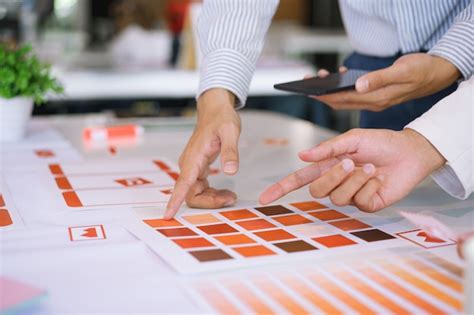 Premium Photo Creative Ux Ui Designers Designing Screens For Mobile