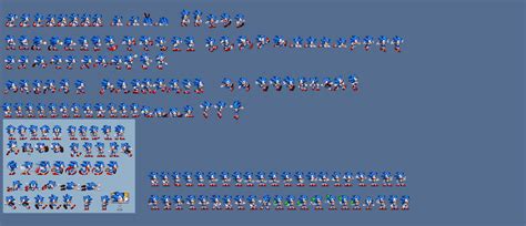 Sonic Sprite Base Por Sonic Fan Sheet By Matheussprites16 On Deviantart