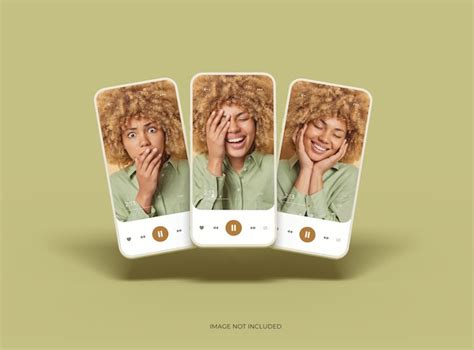 Uiux 제품 쇼케이스 3d 렌더링을 위한 사용자 정의 가능한 디자인이 포함된 브랜드 없는 스마트폰 템플릿 프리미엄 Psd 파일