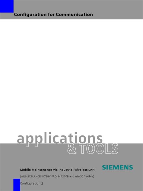 Simatic Configuration Communication 2 Pdf Wireless Lan Computer