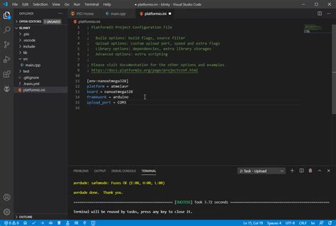 PlatformIO And VSCode For Windows UKMARS